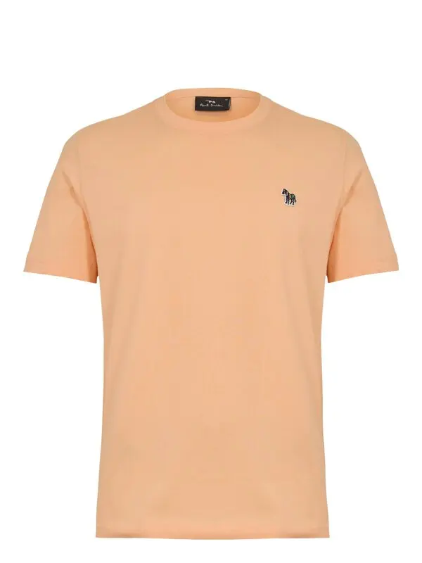 Paul Smith Zebra Embroidered Tshirt - Nude