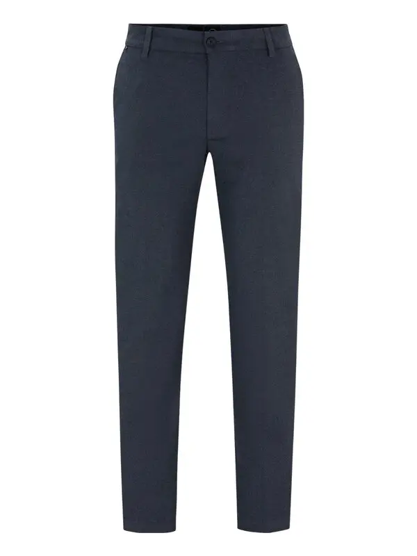 Hugo Boss Dark Navy Chino Trousers - Blue