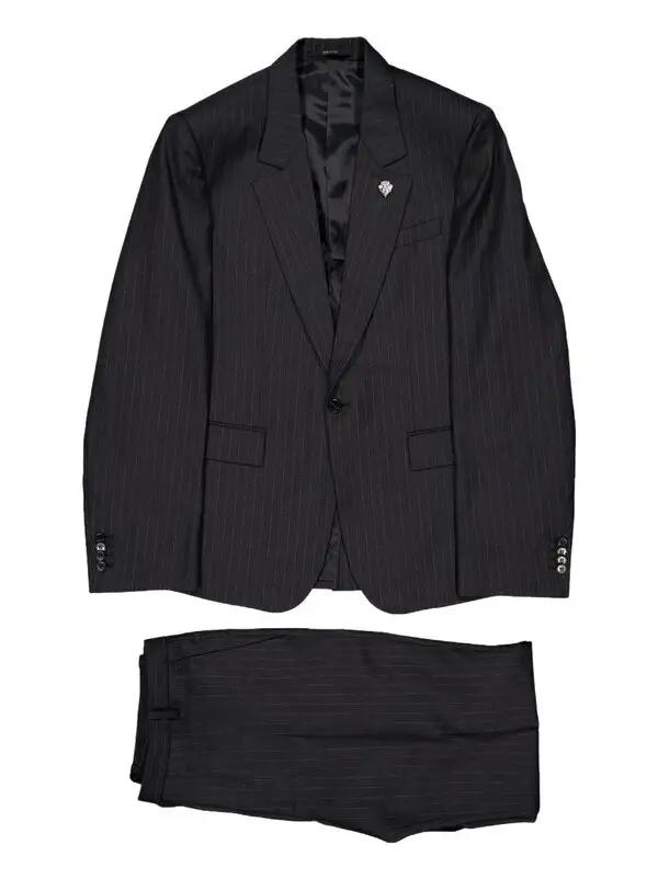 Gucci Pinstripe Suit - Black