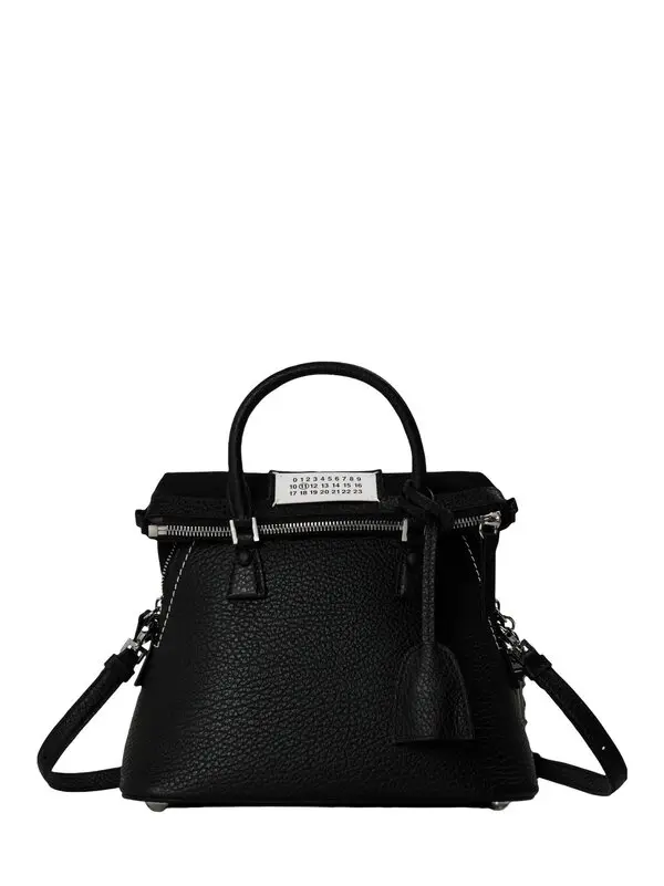 MAISON MARGIELA Solid Color Crossbody Bag - Black
