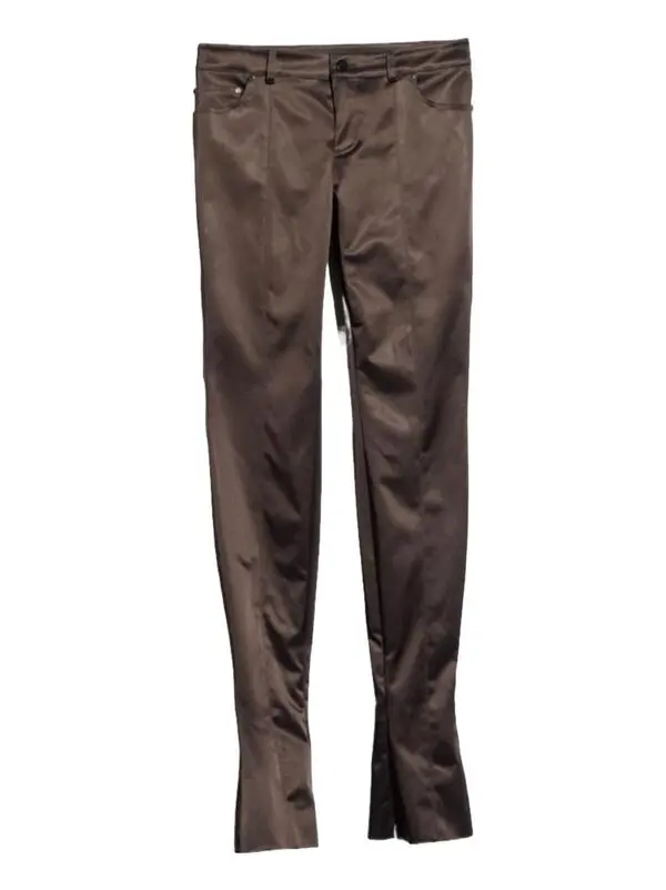 Gucci Stretch Acetate Duchesse Pants - Dark Brown