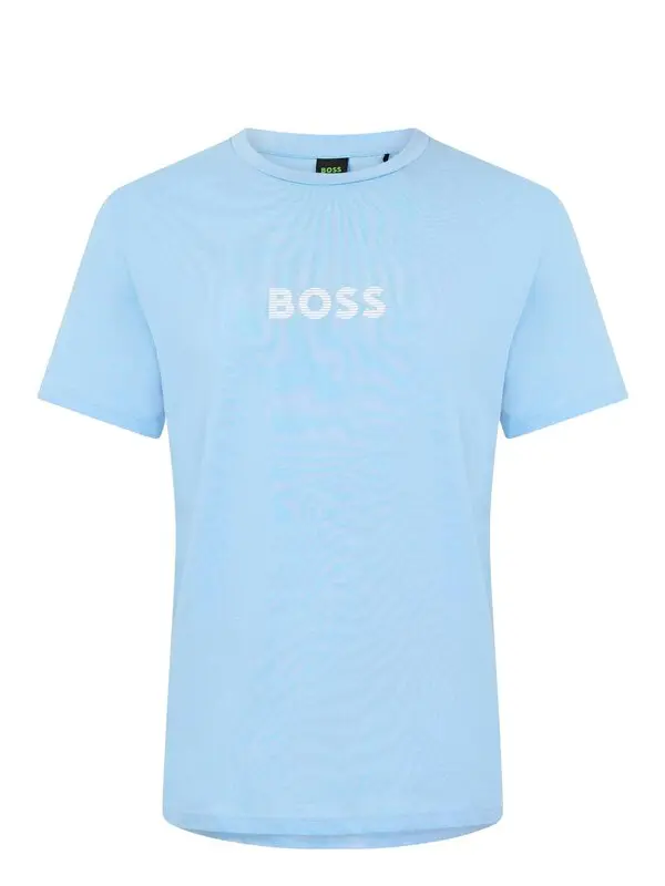 Hugo Boss Casual Solidcolor Tshirt - Blue