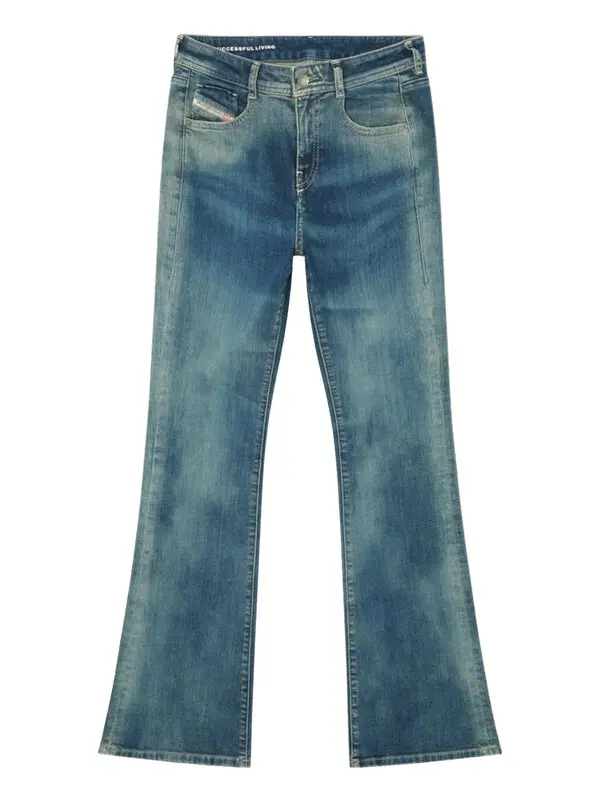DIESEL® Bootcut Jeans Low Waist - Medium Blue