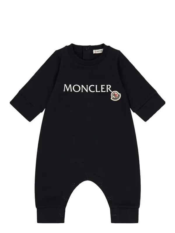 Moncler Logo One-piece Suit - Black
