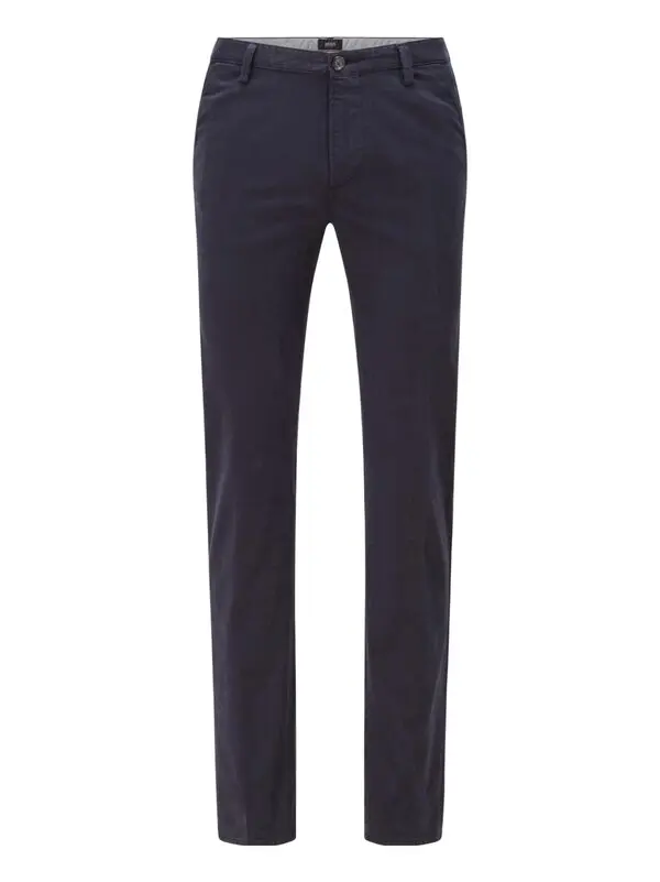 Hugo Boss Dark Navy Chino Trousers - Blue