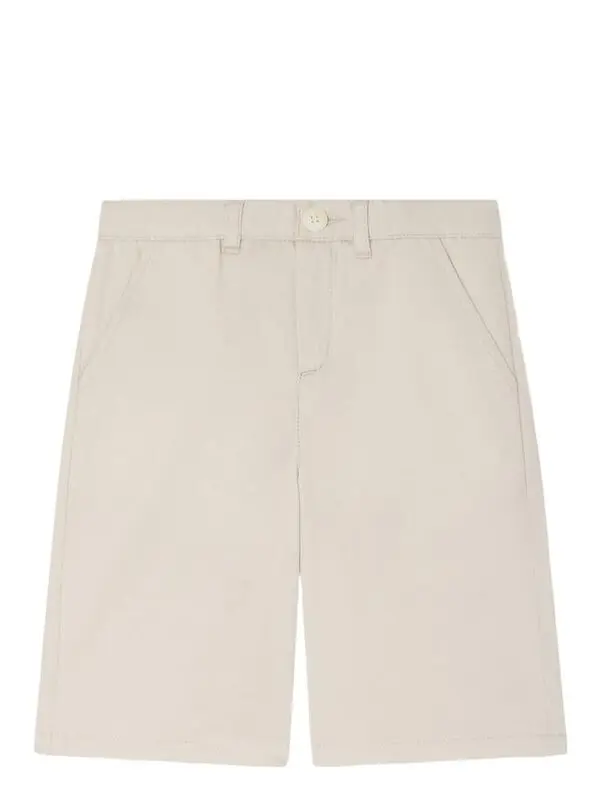 Bonpoint Elois Organic Cotton Shorts - White