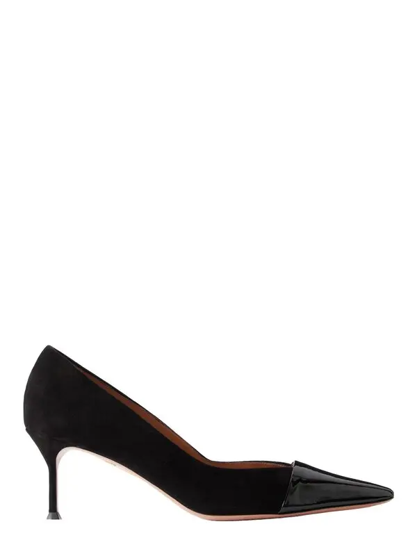 AQUAZZURA Orbit Pump 65 Suede Pumps - Black