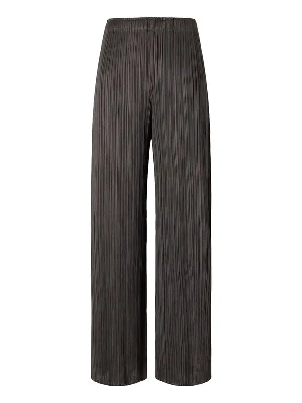 Issey Miyake Wide-leg Pants - Gray