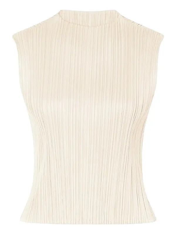Issey Miyake Plissé Tank - Neutrals