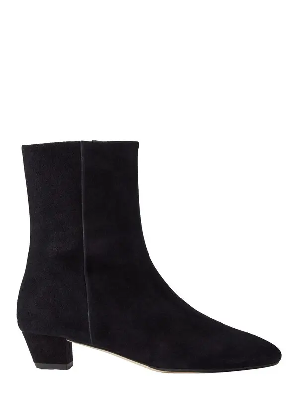 AeydĒ Yasmin 35 Leather Ankle Boots - Black