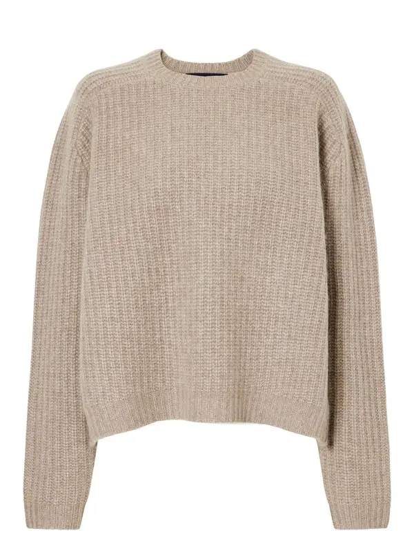 Arch4 Nisha Ribbed Cashmere Sweater - Beige