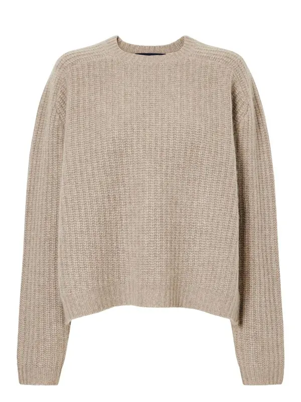 Arch4 Nisha Ribbed Cashmere Sweater - Neutrals