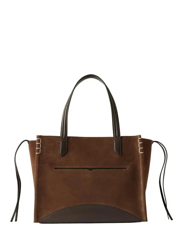 JW Anderson Suede Tote - Brown