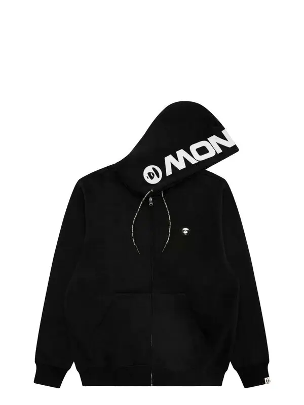 AAPE BY *A BATHING APE Moonface Zip-up Hoodie - Black