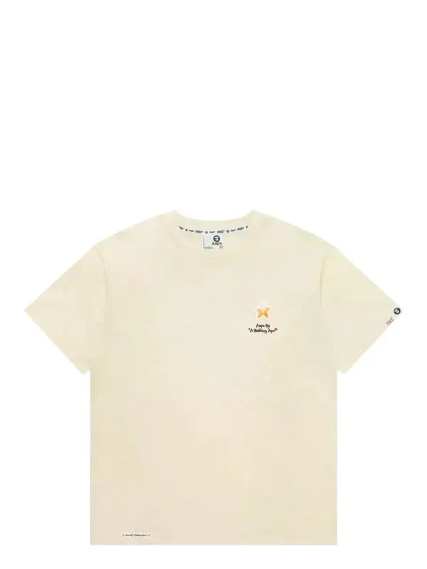AAPE BY *A BATHING APE Graphic Print Cotton T-shirt - White