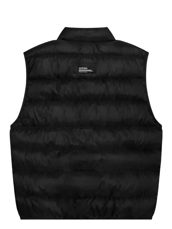 AAPE BY *A BATHING APE Quilted Logo-patch Gilet - Black
