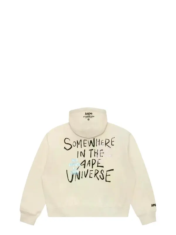 AAPE BY *A BATHING APE Moonface Hoodie - White