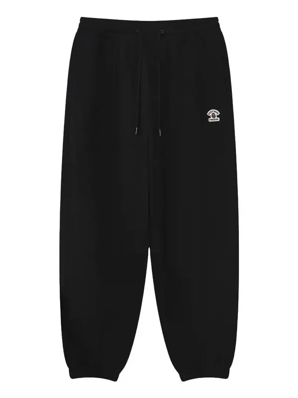FINGERCROXX Logo-patch Track Pants - Black