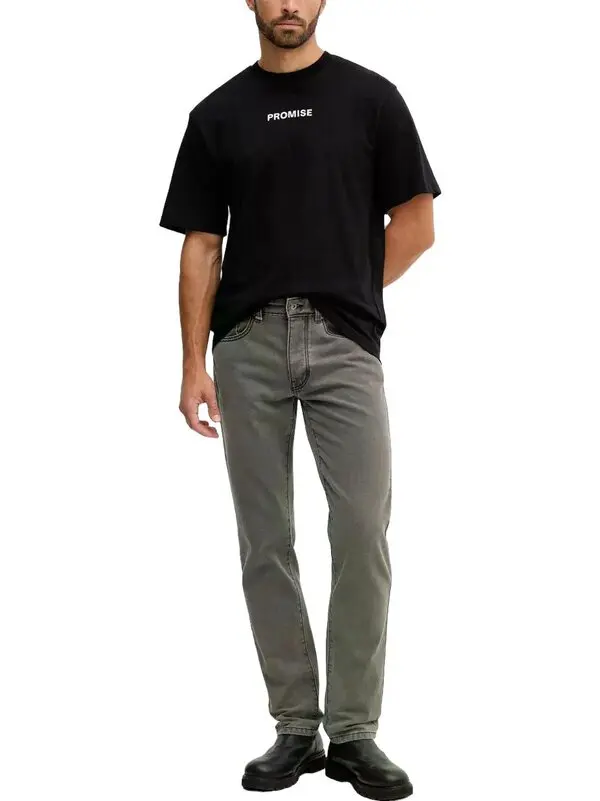 BENETTON Straight Leg Jeans - Grey