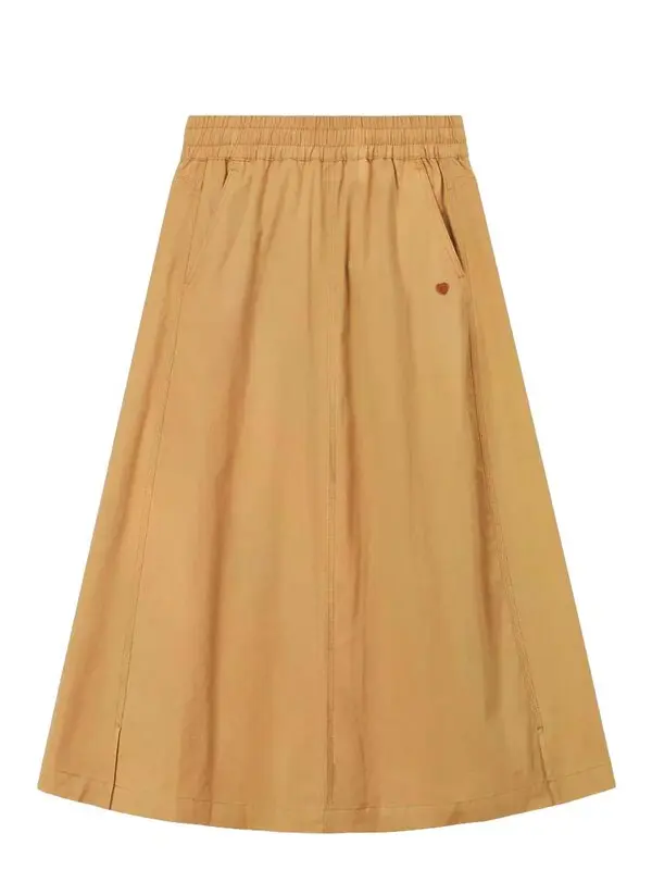CHOCOOLATE Elasticated-waist Midi Skirt - Neutrals