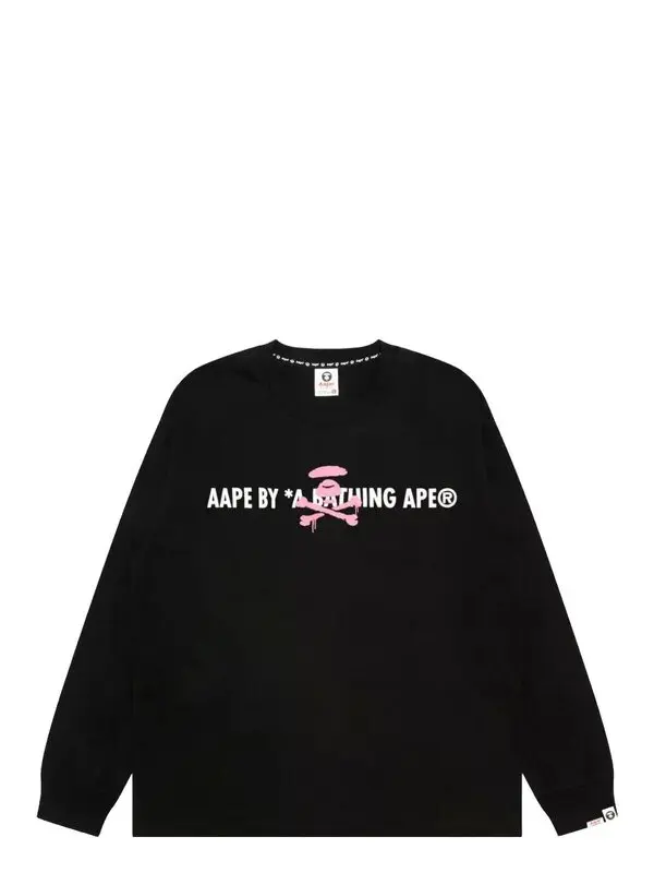 AAPE BY *A BATHING APE Aape Long-sleeved T-shirt - Black