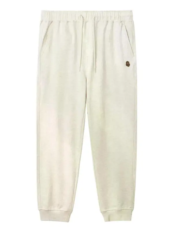 FINGERCROXX Logo-patch Track Pants - Neutrals