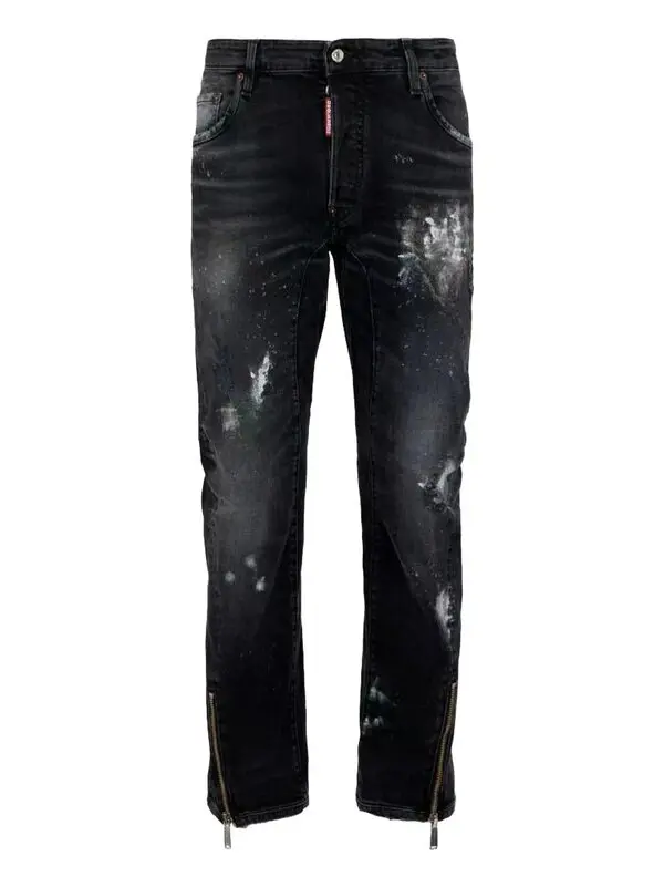 Dsquared2 Moldy Peaches" Biker Jeans - Black