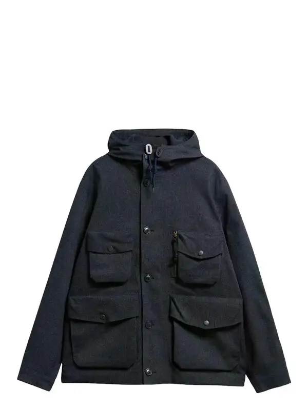 Barbour West Endurance Multi-pocket Hooded Jacket - Blue