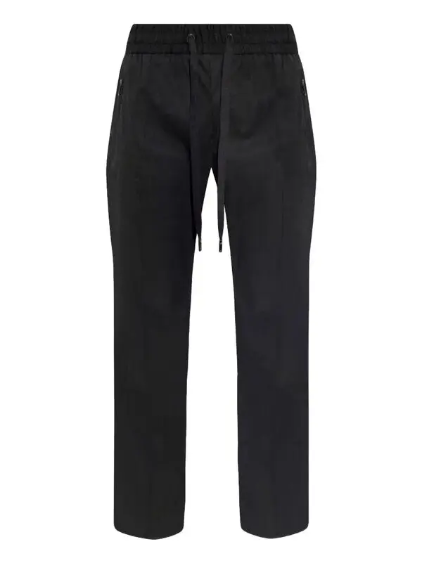 Dolce & Gabbana Elasticated Drawstring Waist Trousers - Black