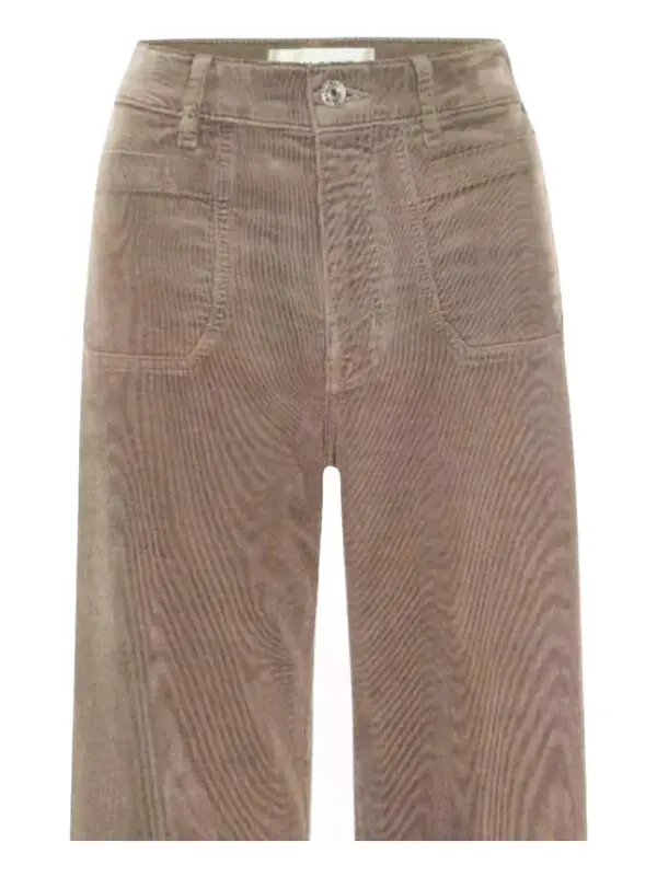 FRAME Le Slim Palazzo Straight Trousers - Neutrals
