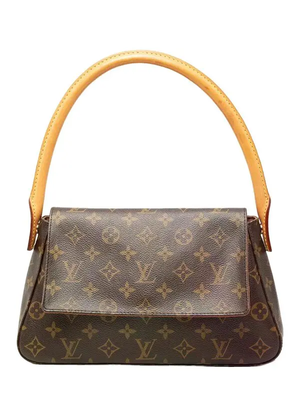 LOUIS VUITTON Monogram Mini Looping Shoulder Bag - Brown