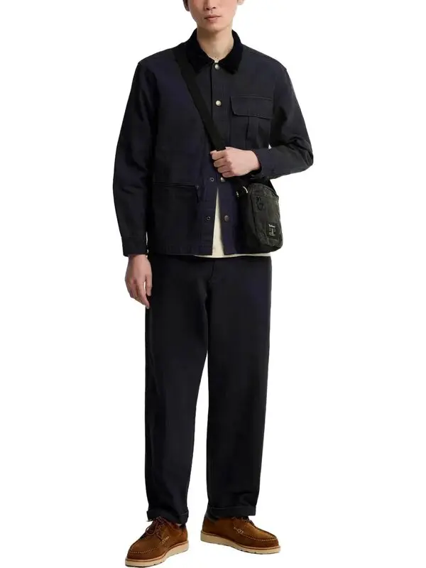 Barbour Ursula Corduroy-collar Multi-pocket Shirt Jacket - Blue
