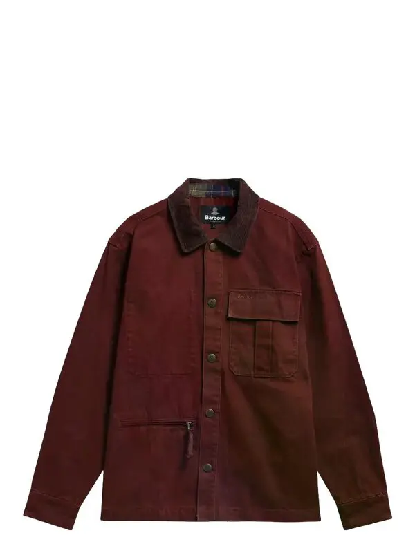 Barbour Ursula Corduroy-collar Overshirt - Red