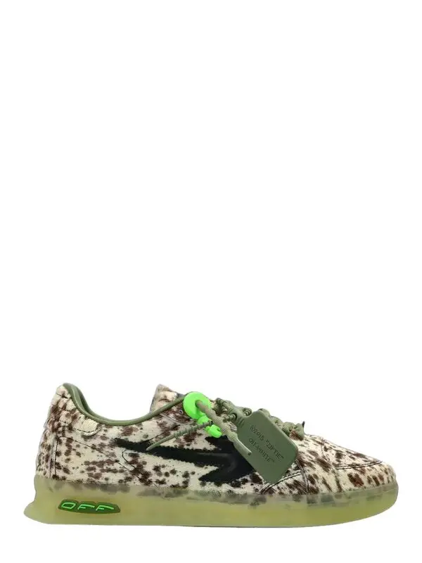 Off-White Animal Print Calf Hair Sneakers - Neutrals