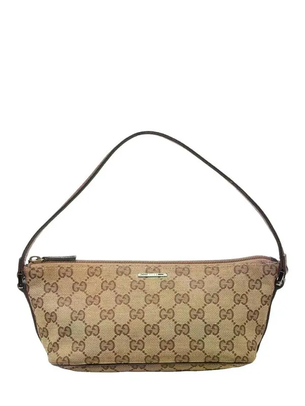 Gucci Gg Canvas Web Shoulder Bag - Neutrals