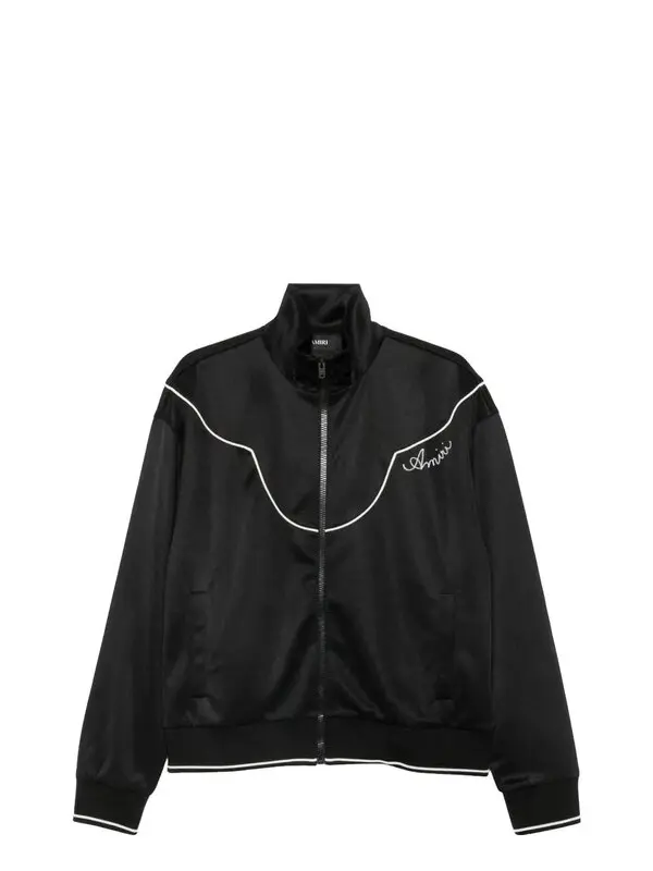 Amiri Embroidered Track Jacket - Black