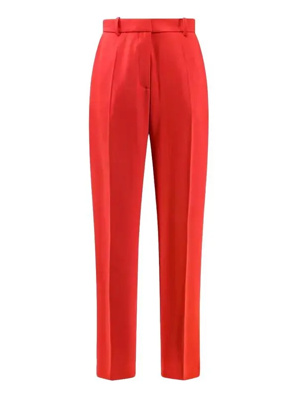 Elisabetta Franchi High-waisted Tailored Trousers - Red
