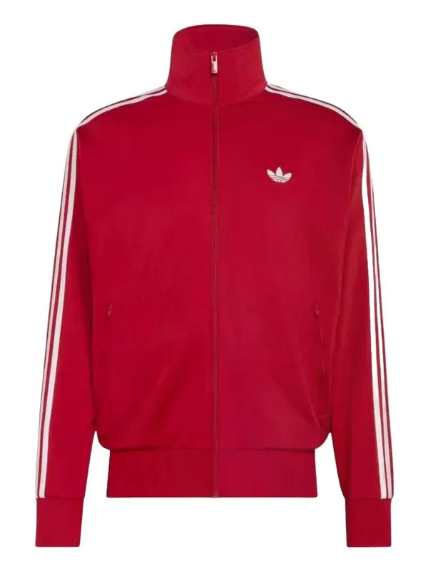 Adidas Firebird Side-stripe Track Jacket - Red