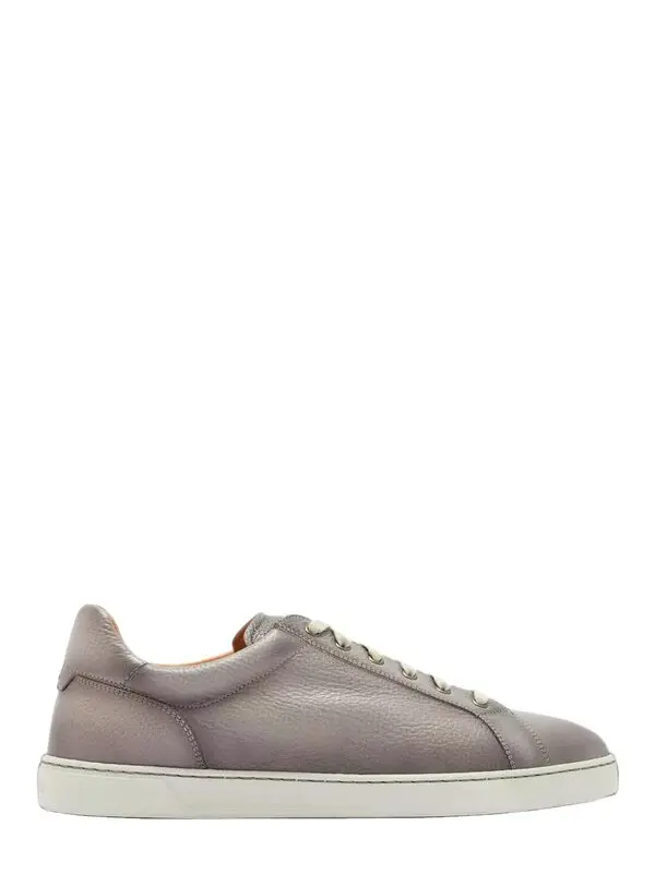Magnanni Nitro Leather Lace-up Sneakers - Grey