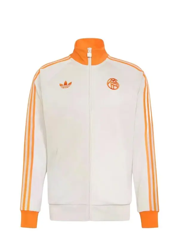 Adidas Fc Bayern Originals Zip-up Sweater - Neutrals