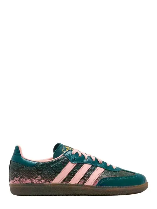 Adidas Samba Og Snake-effect Sneakers - Blue
