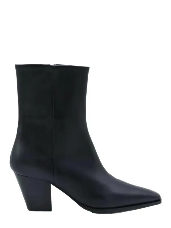 AeydĒ Pointed-toe Ankle Boots - Black