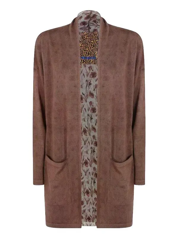 IN BED WITH YOU Open-front Cardigan - Brown