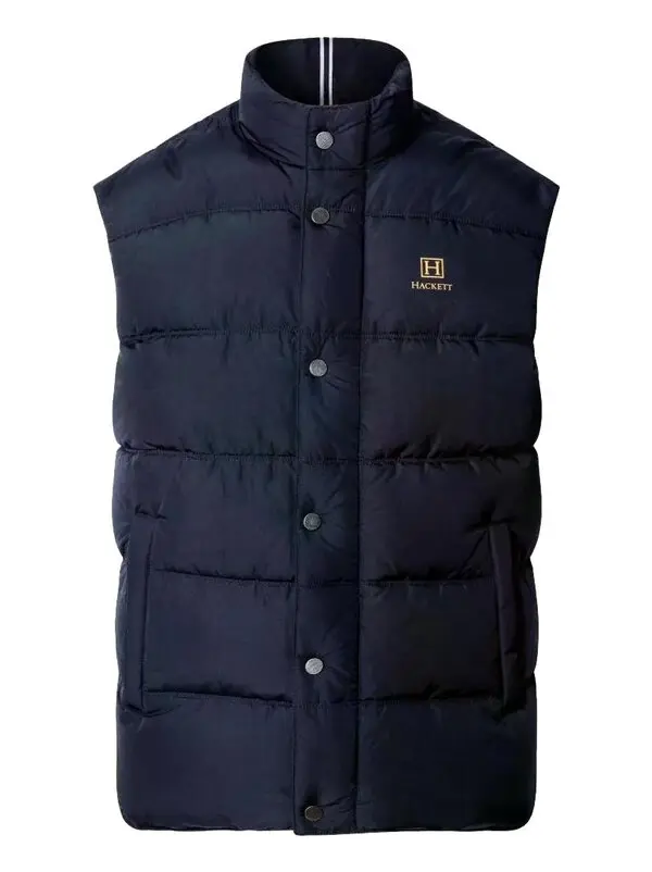 HACKETT  Heritage Quilted Gilet - Blue