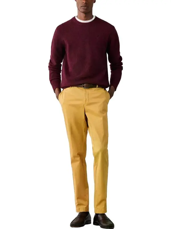 HACKETT LONDON Lambswool Crew Neck Knit - Red