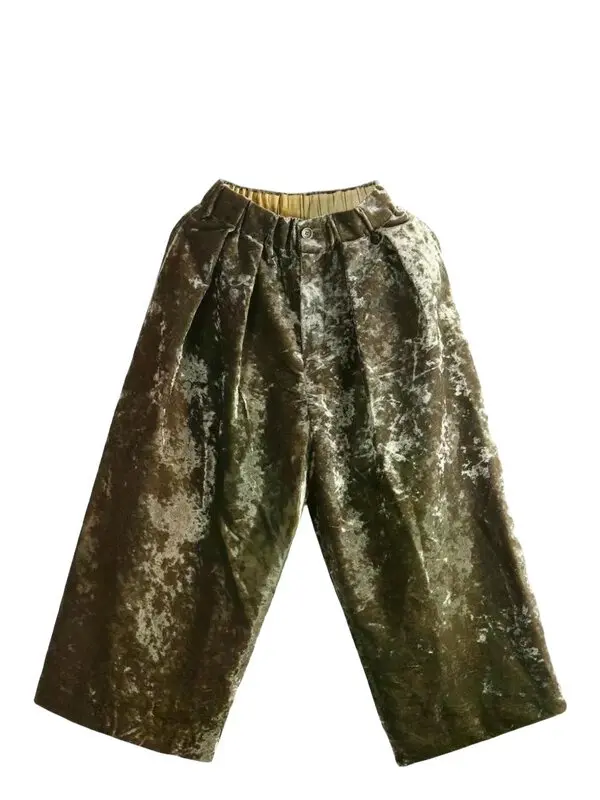 UMA WANG Poetic Pleated Trousers - Brown