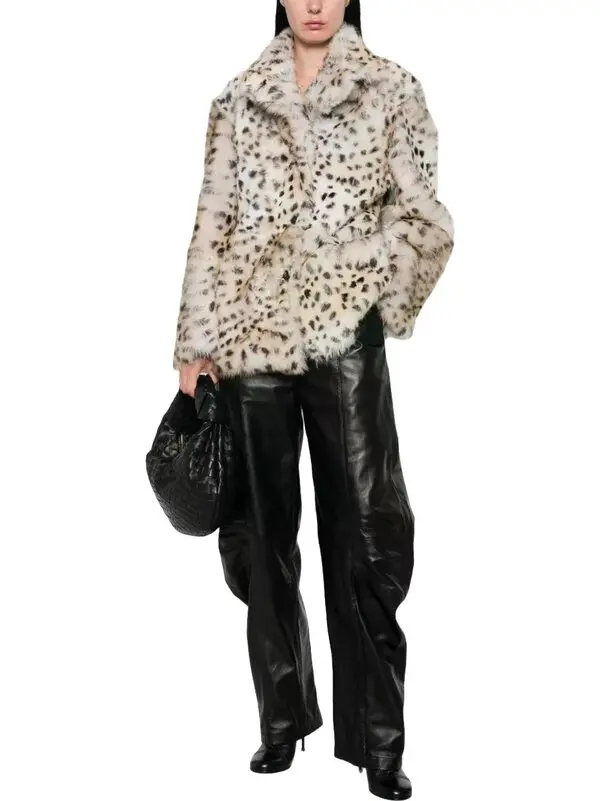 ARMA Leopard-print Reversible Jacket - Neutrals