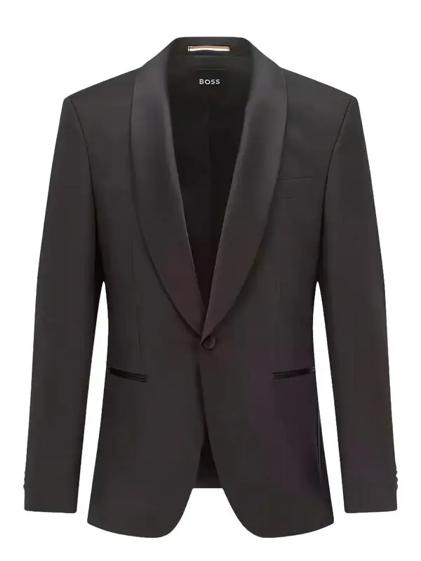 BOSS Shawl-lapel Tuxedo Jacket - Black