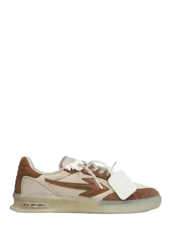 Off-White Arrows Patch Paneled Sneakers - Neutrals