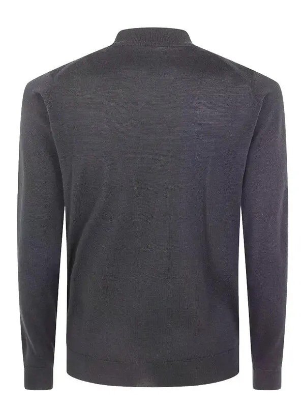 John Smedley Harcourt Fine-knit Turtleneck Top - Black